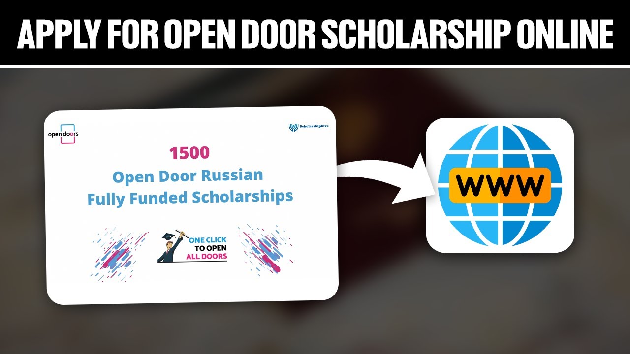 How To Apply For Open Door Scholarship Online 2025! (Full Tutorial) - YouTube