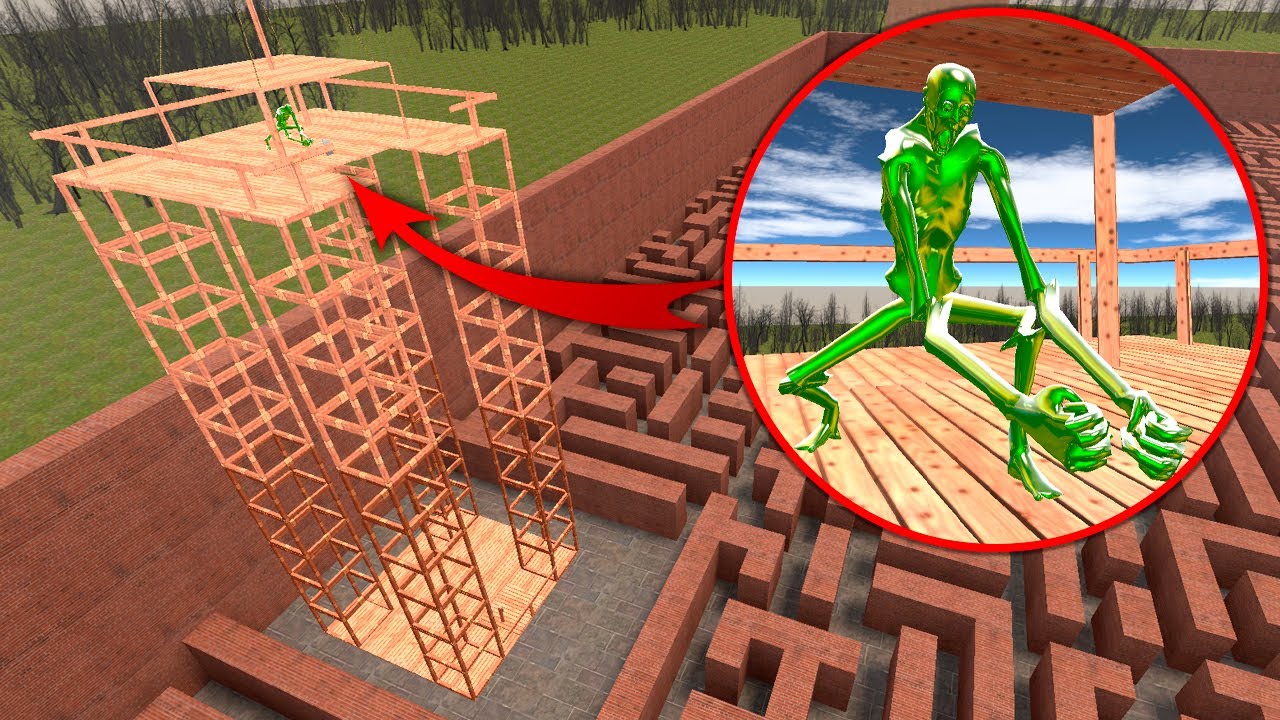 NEW TOXIC SCP-096 vs Towers In Garry's Mod! - YouTube