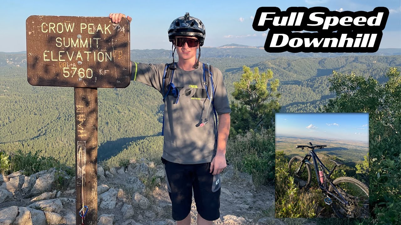 Crow Peak Downhill in Spearfish, SD - Black Hills MTB Trip July 2022 ...