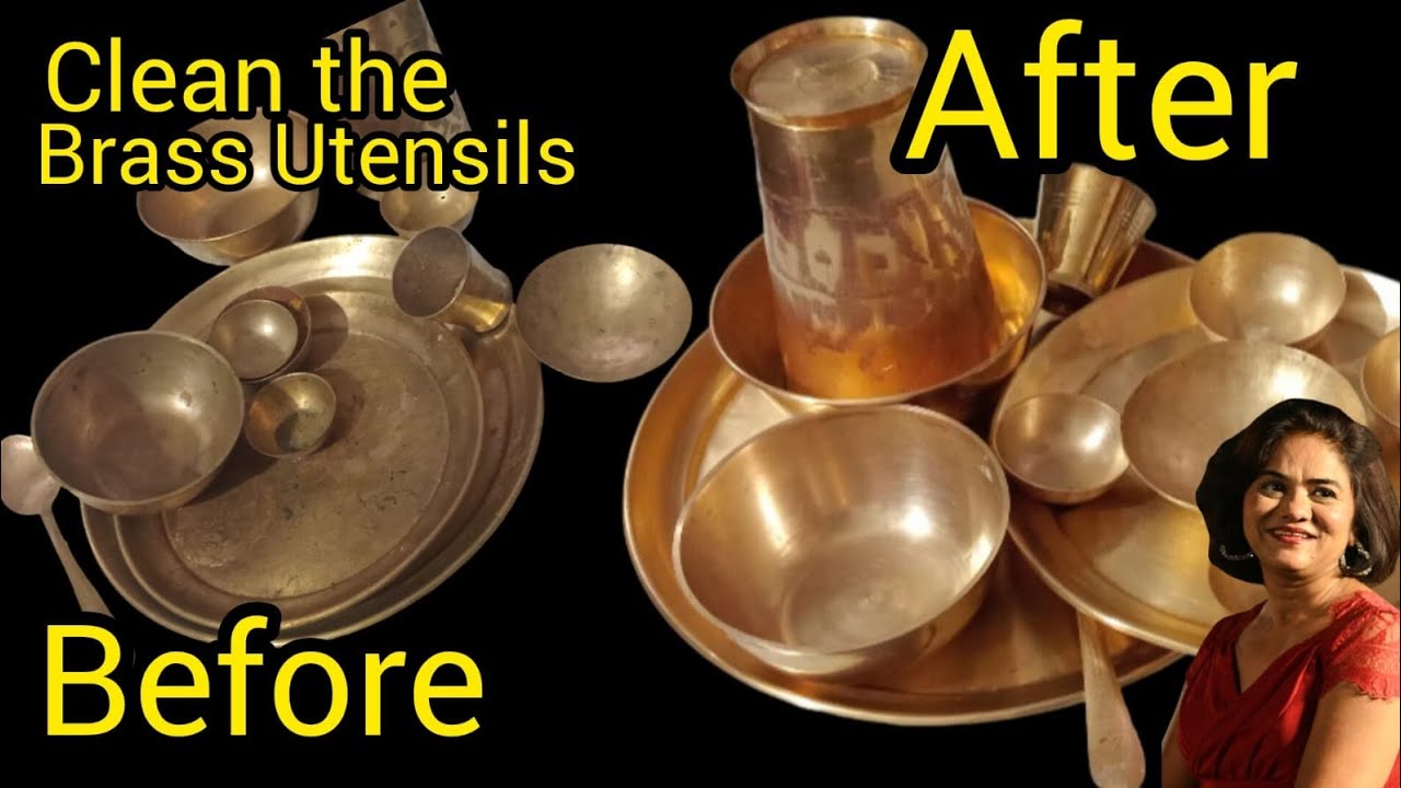 Tarnished Brass Utensils Bring It to a like New Shine | That too for ...