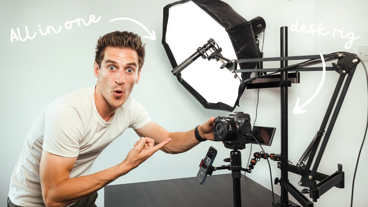 My ALL IN ONE DESK RIG for Youtube Videos and Streaming | Ulanzi - YouTube