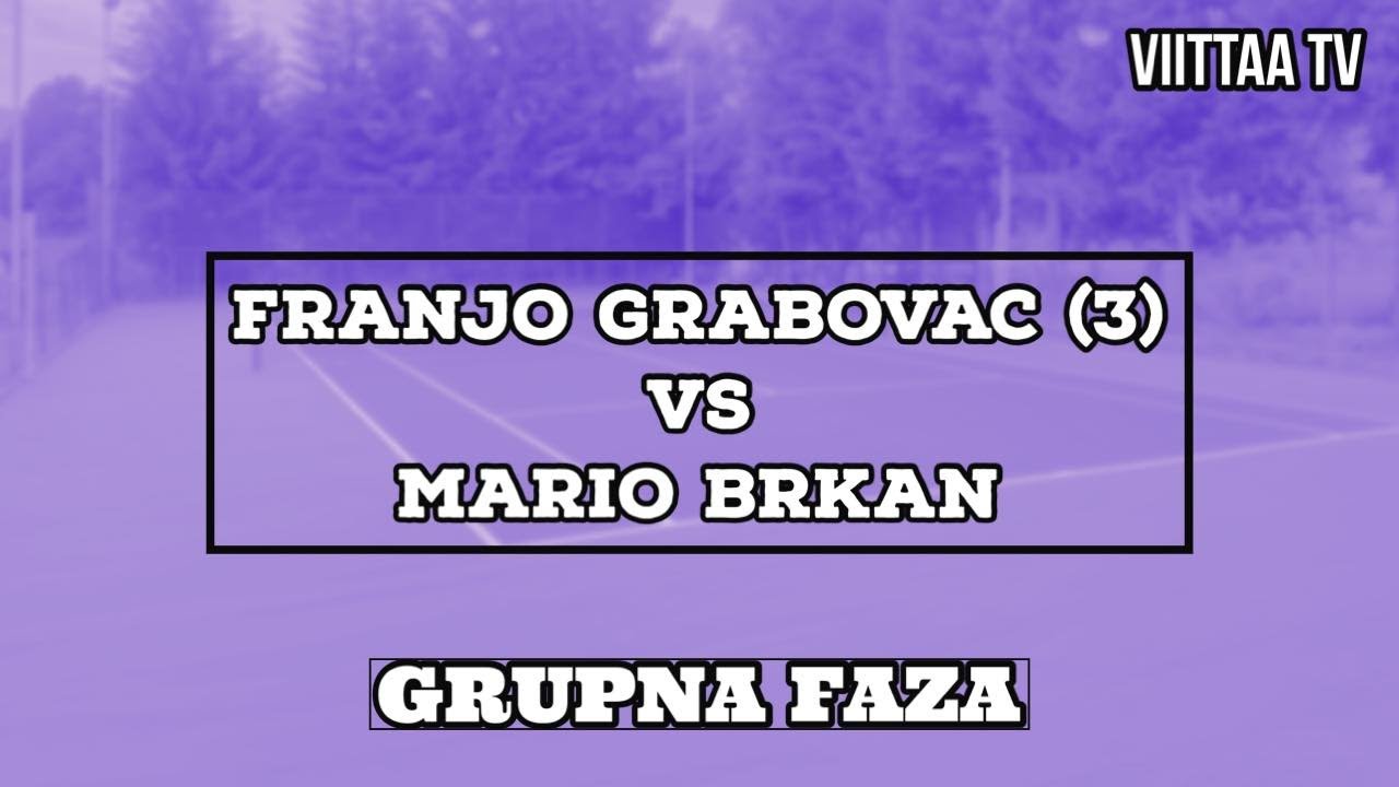 Franjo Grabovac (3) VS Mario Brkan / Grupna Faza / Viittaa Liga 2023 ...