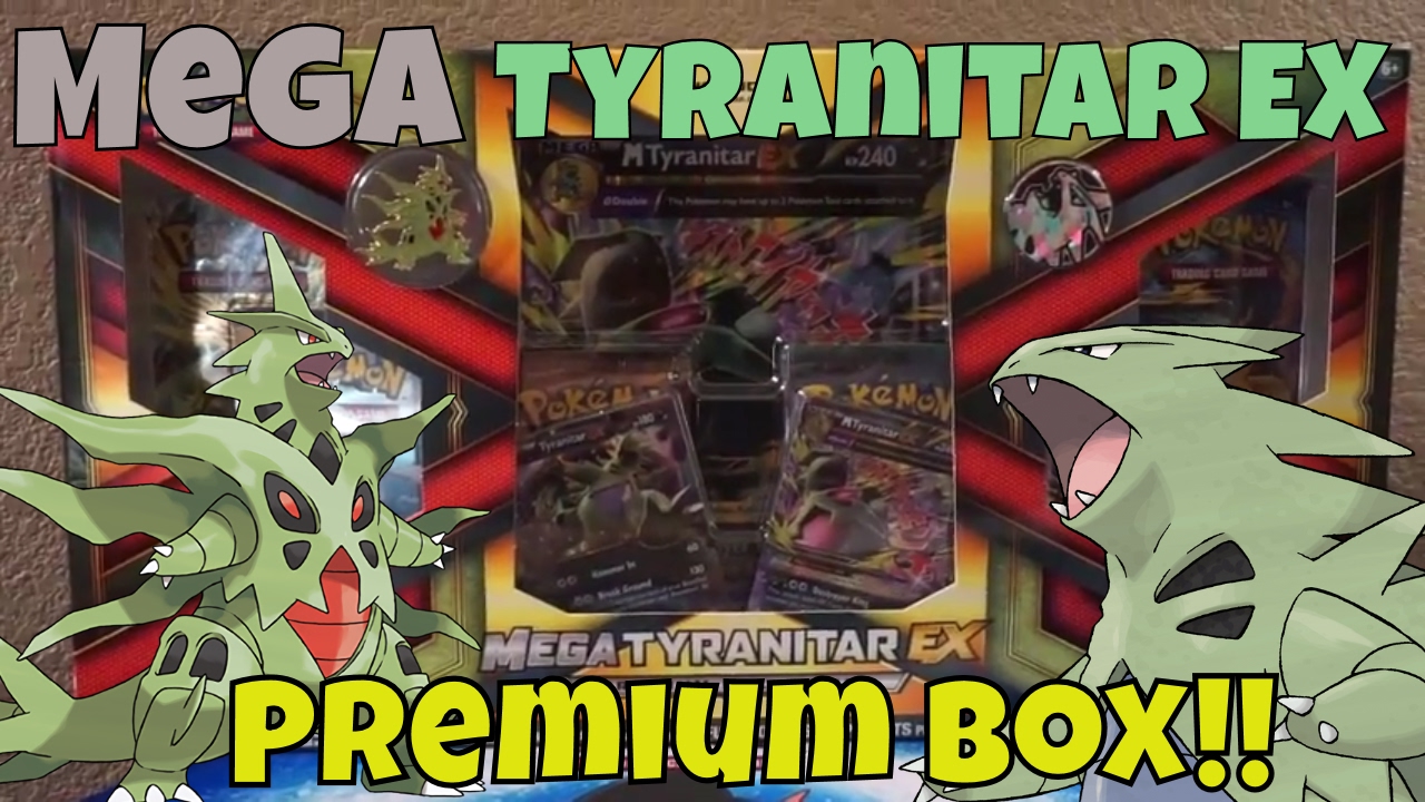 *NEW* Mega Tyranitar EX Premium Box!! - YouTube