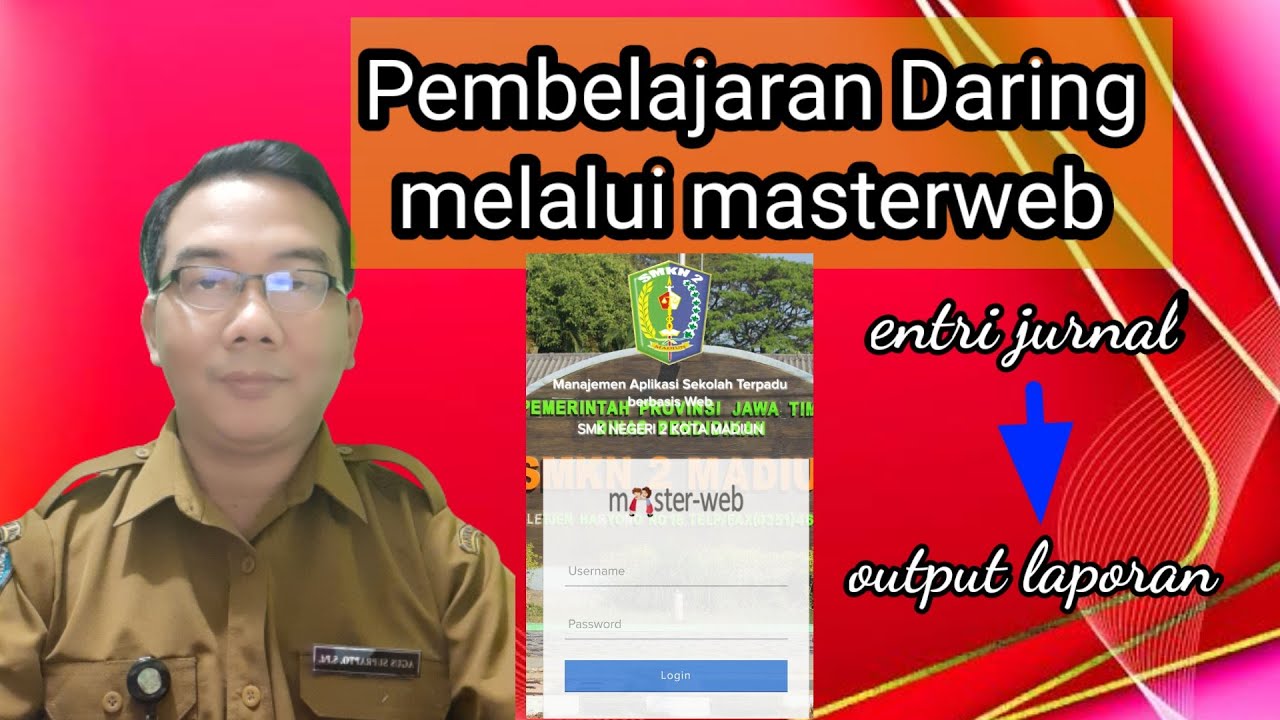 Pembelajaran daring melalui masterweb - SMKN 2 Madiun - YouTube