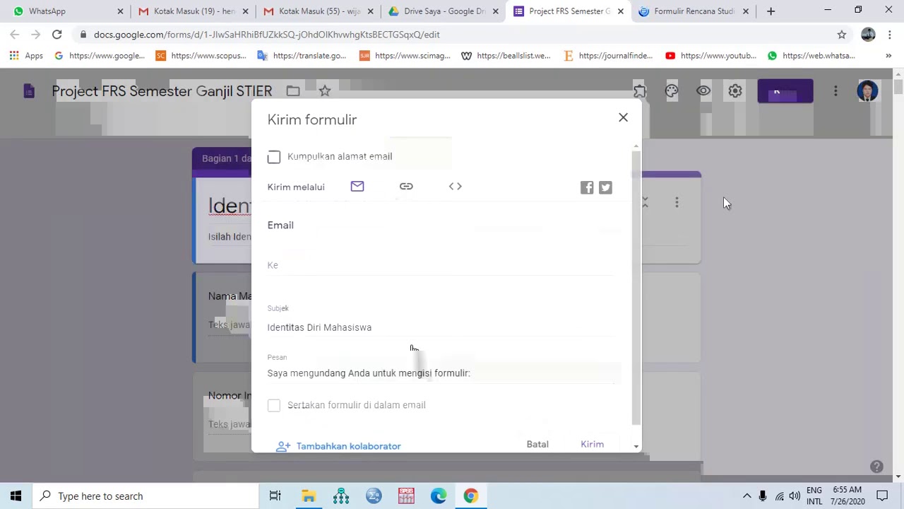 Membuat FRS Online STIER - YouTube