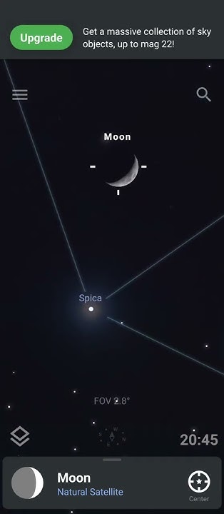 moon and spica in stellarium on 21 August 2023 #stellarium #astronomy ...