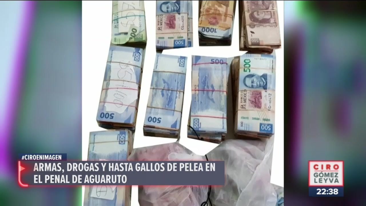 Dinero, armas y drogas decomisan en operativo en penal de Sinaloa ...