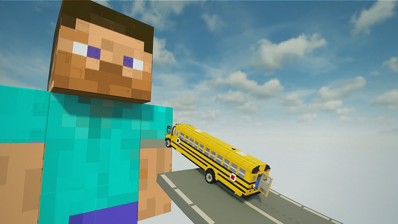 MINECRAFT Steve vs Cars| Teardown - YouTube