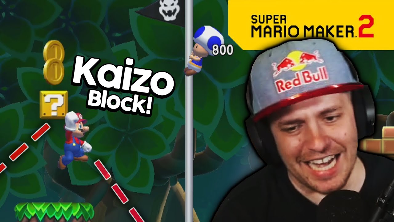 PRO TIP: Don't hit the kaizo block right before the flag. | Super Mario ...