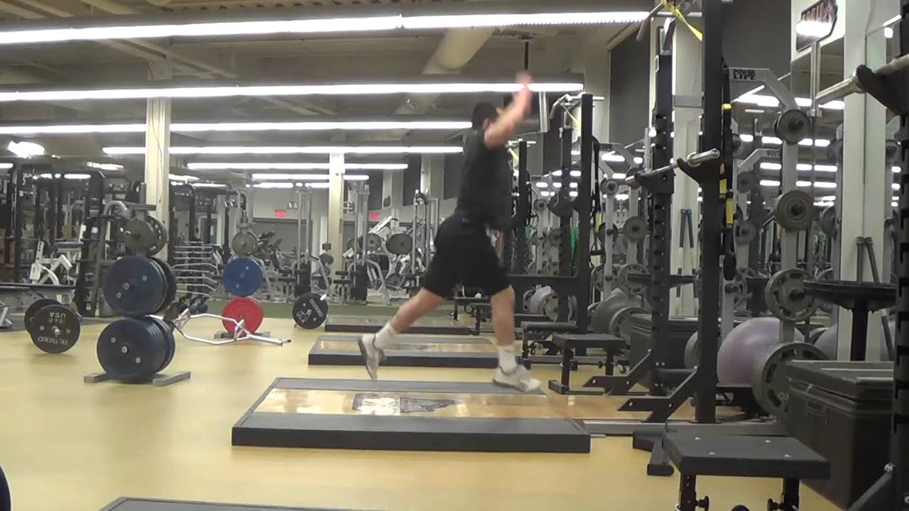 Continuous Split Squat Jumps - YouTube