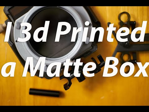 I 3d Printed My Own Matte Box - YouTube