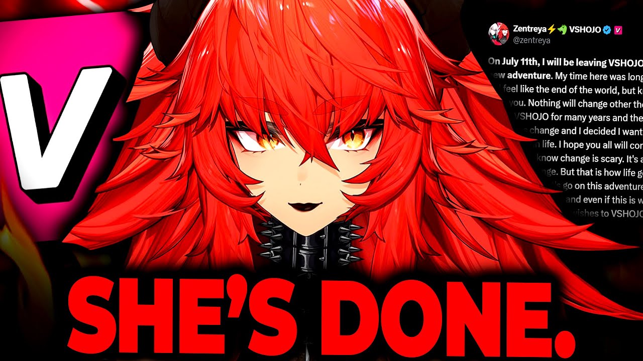 Zentreya SUDDENLY LEAVES VSHOJO... Here's Why! - YouTube