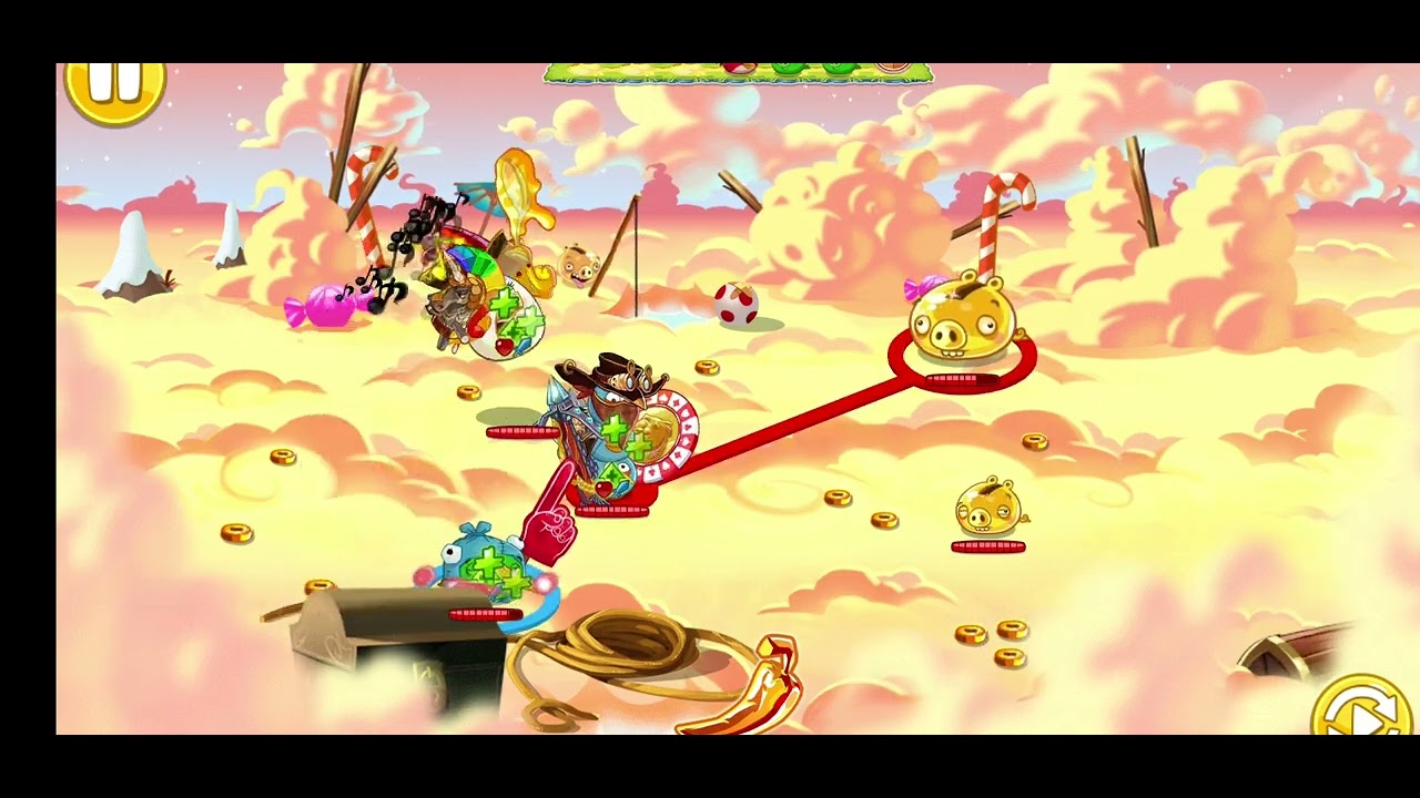 Angry Birds Epic level 100 Golden Cloud Castle - YouTube