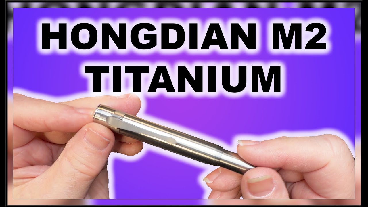 Hongdian M2 Titanium Pocket Pen Unboxing - YouTube