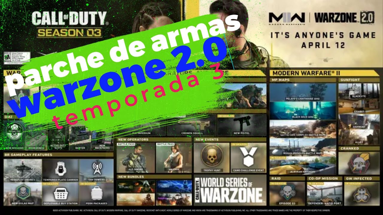 mira las notas del parche de warzone 2 temporada 3 - YouTube