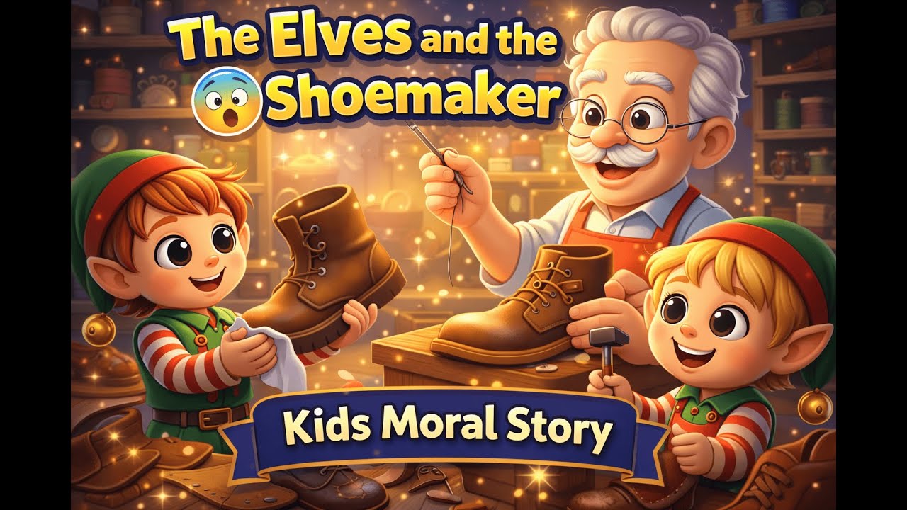The Elves and the Shoemaker Story | Kids Bedtime Fairy Tale - YouTube