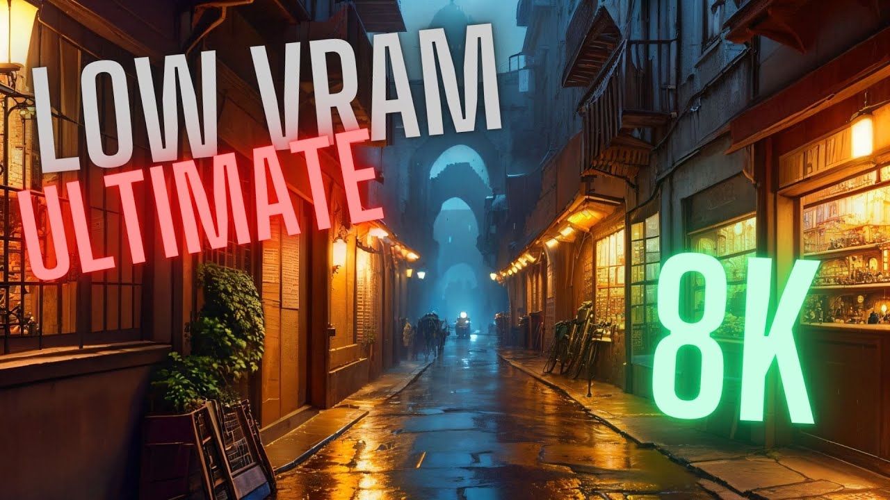 Easy 8K AI generated images - LOW VRAM - Stable diffusion - YouTube