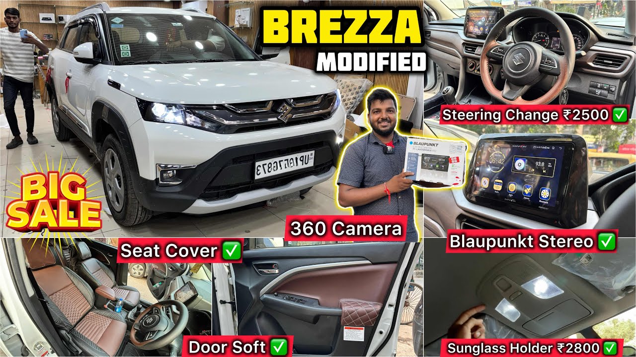 Brezza LXI Base to Top Modification With Price Brezza Base Model ...