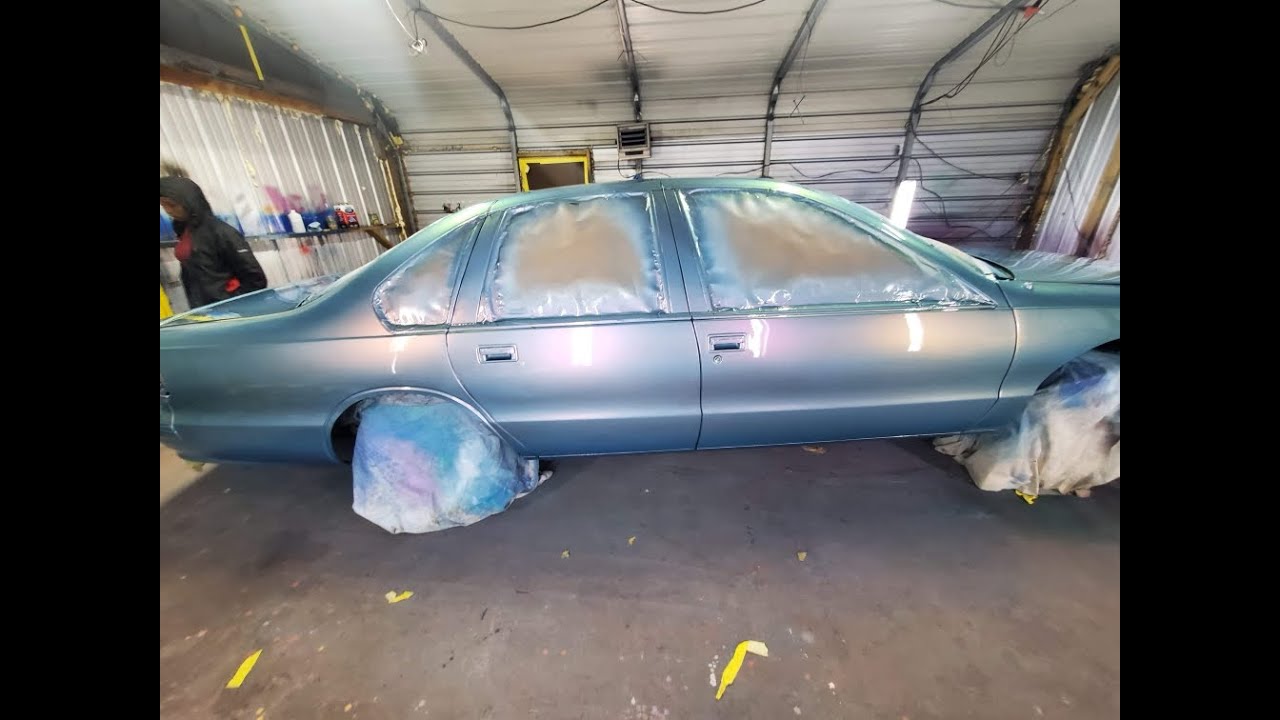 Outrageous Bubble Chevy with Grant 7 clearcoat - YouTube