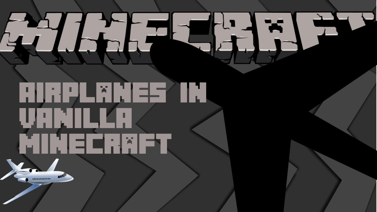 Airplanes in VANILLA minecraft | Only 1 command! +SHOUTOUT - YouTube