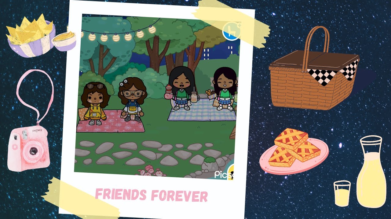 Toca Boca Relaxing ASMR Picnic with friends - YouTube