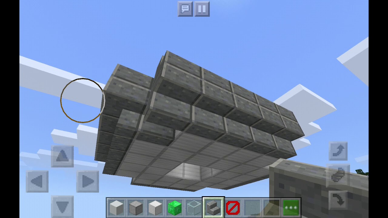 How to build a UFO in minecraft - YouTube