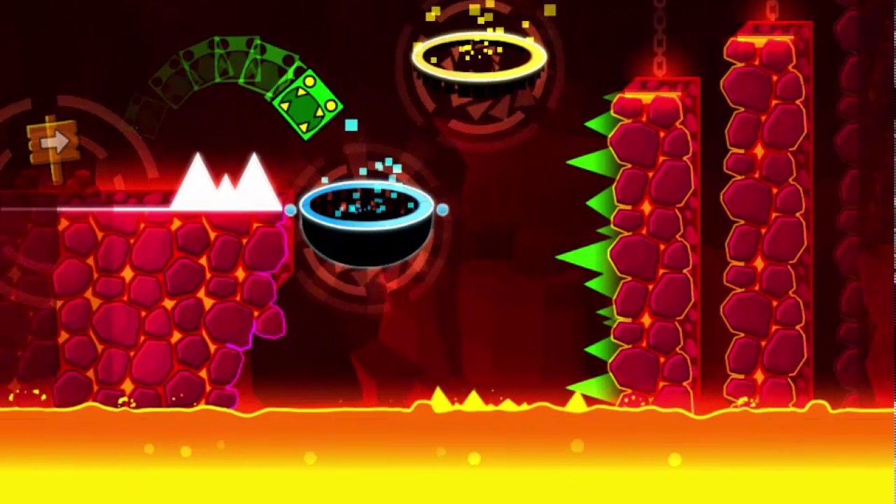 Finger dash GEOMETRY DASH all coins!! - YouTube