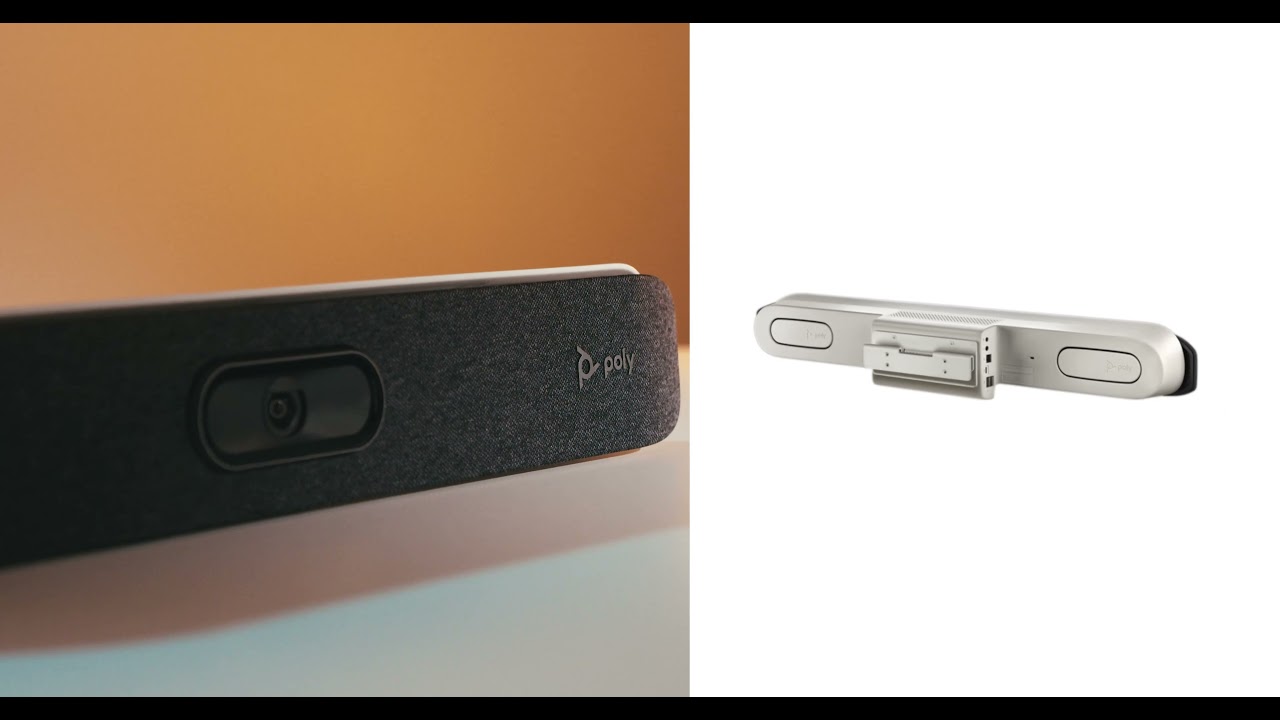 Physical connections of the Poly Studio x50 Video Soundbar - YouTube