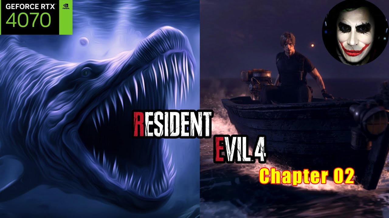 MONSTER in LAKE 🐱‍🐉🐱‍🐉 | Resident Evil 4 | Ultra Setting | RTX 4070 ti ...