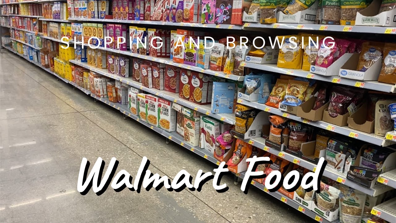 WALMART FOOD SHELVES STORE WALKTHROUGH WITH PRICES * WALMART SHOP WITH ...