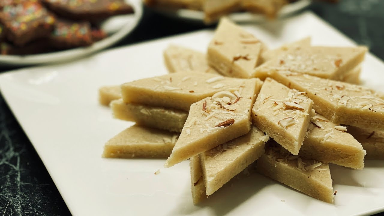 Burfi | Deepavali Sweet | Almond Burfi | Cashew Burfi | Chocolate Burfi ...