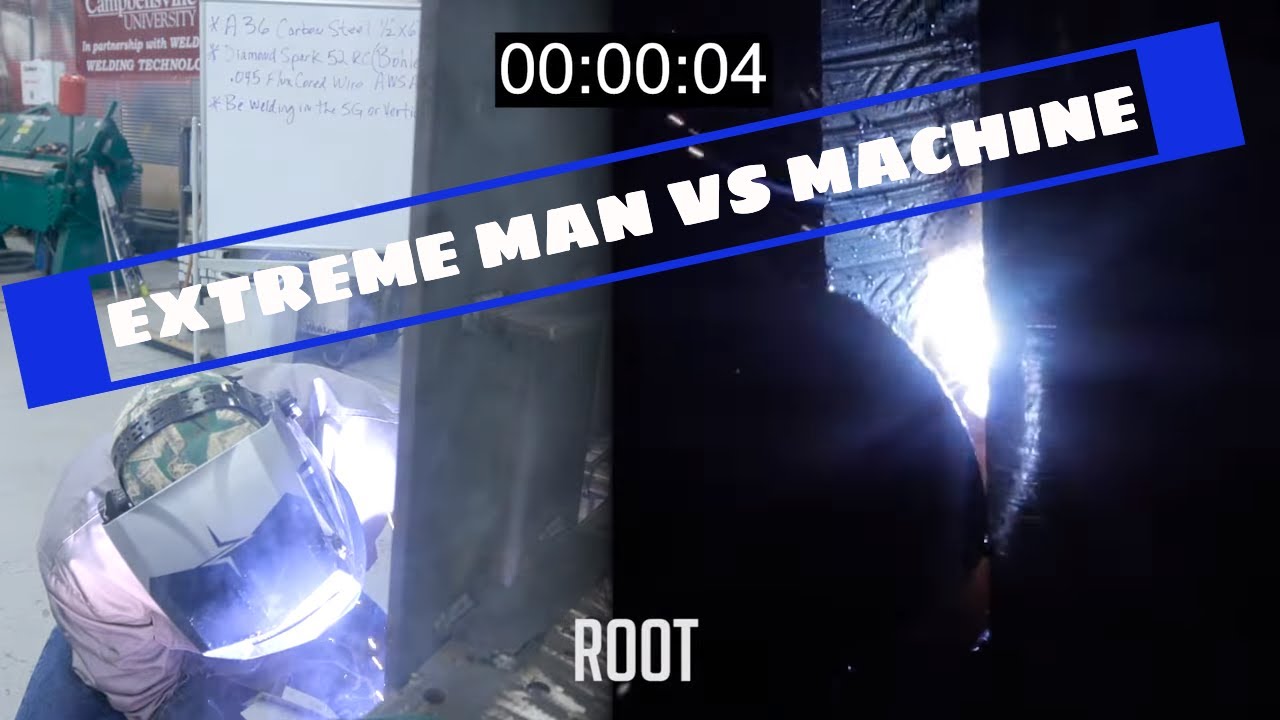 Man vs. Machine: A Thrilling Welding Competition - YouTube