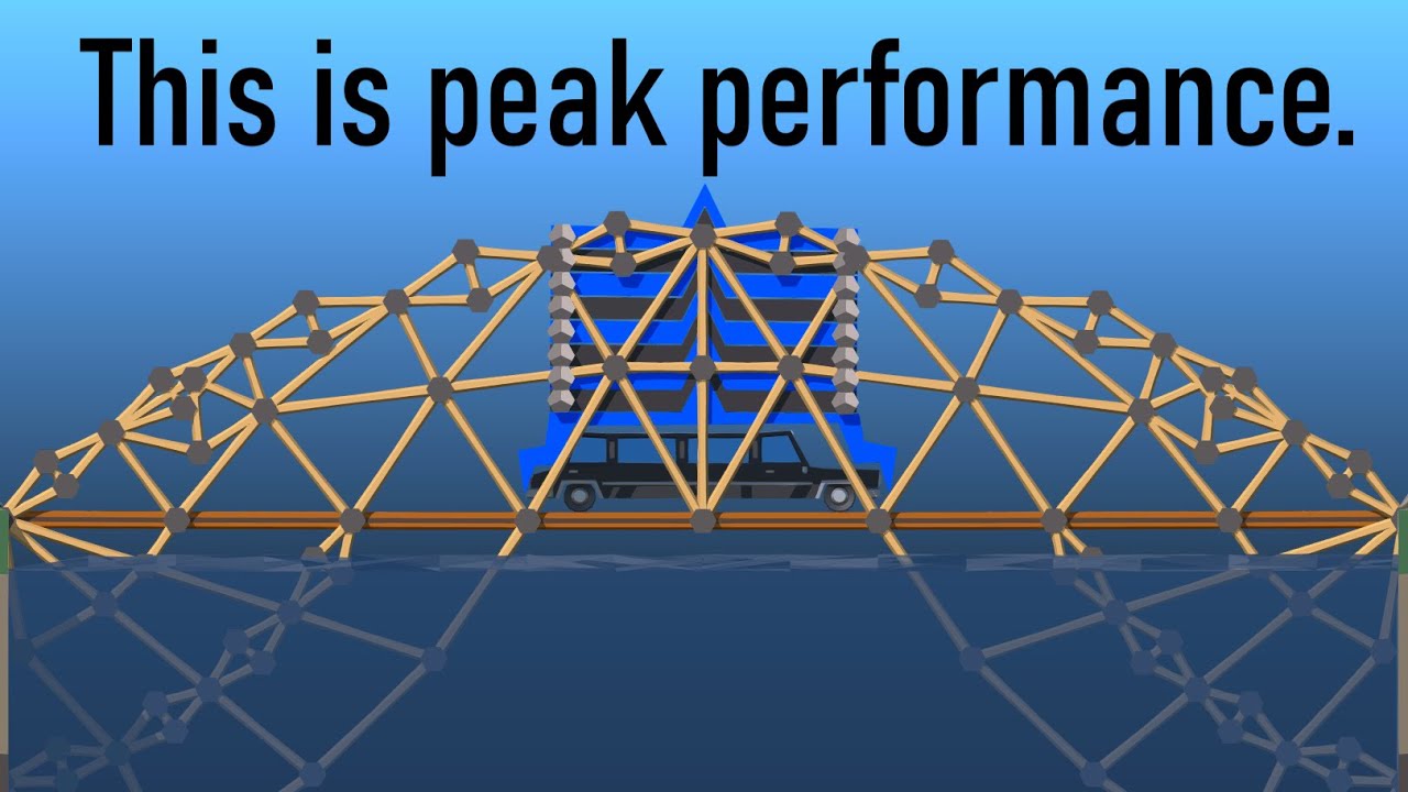 Making Sketchy Bridges to Win the Poly Bridge Olympics - YouTube