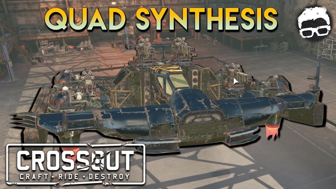 Crossout -- Quad Synthesis Hovercraft - YouTube
