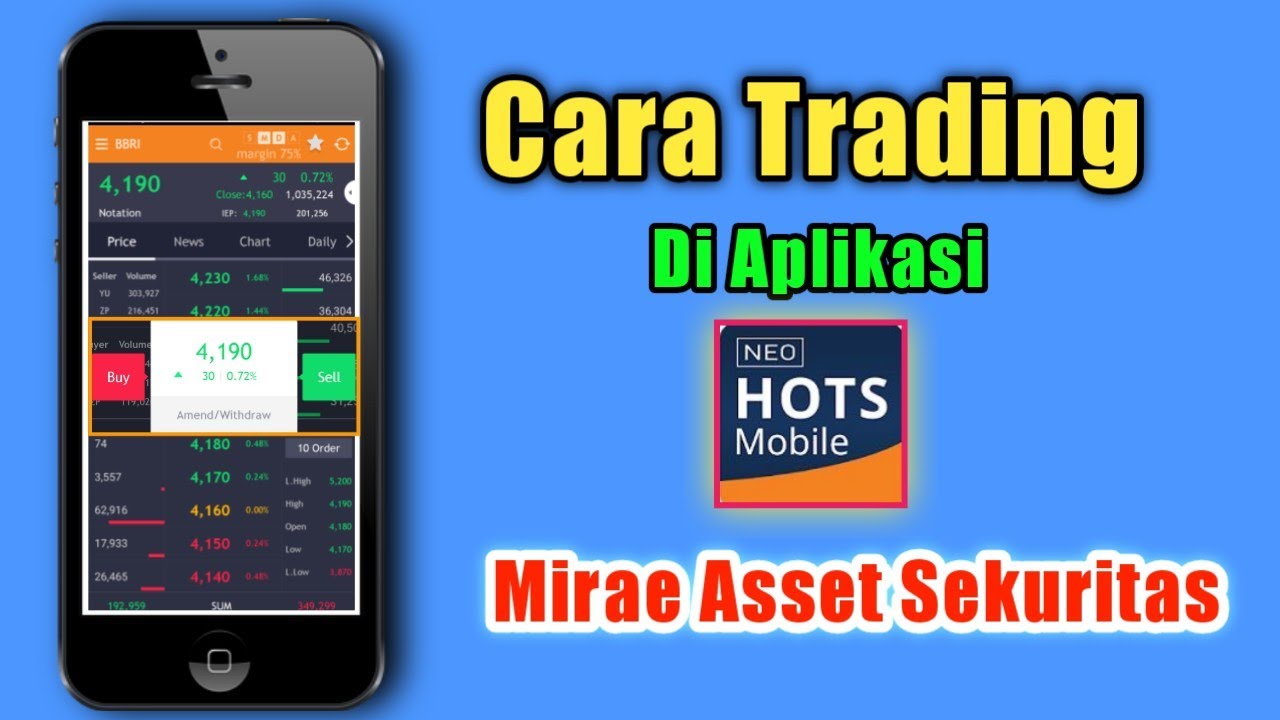 Cara Trading di Mirae Asset Sekuritas | Neo Hots Mobile - YouTube
