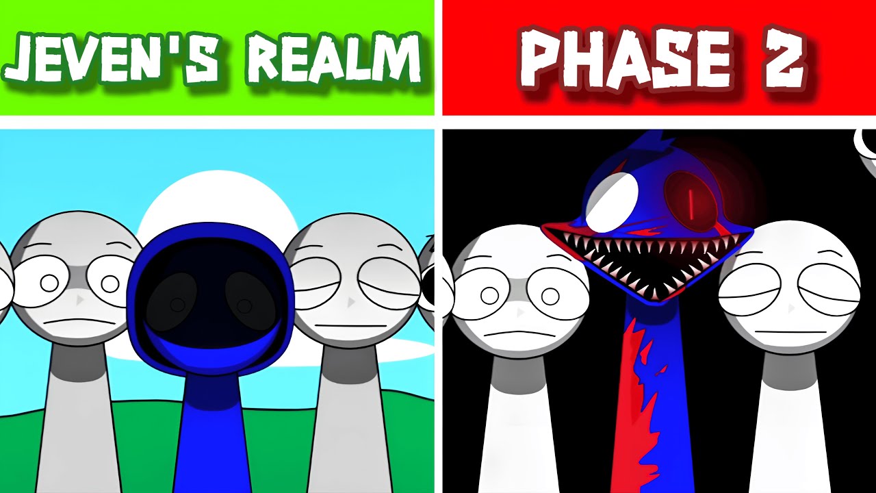 Incredibox Sprunki: Jeven's Realm | Normal vs Horror versions (NEW ...