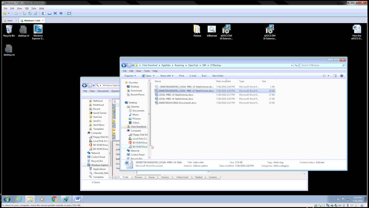 eDOCS DM Training - eDOCS DM MS Office AutoSave and Save of Unsaved ...