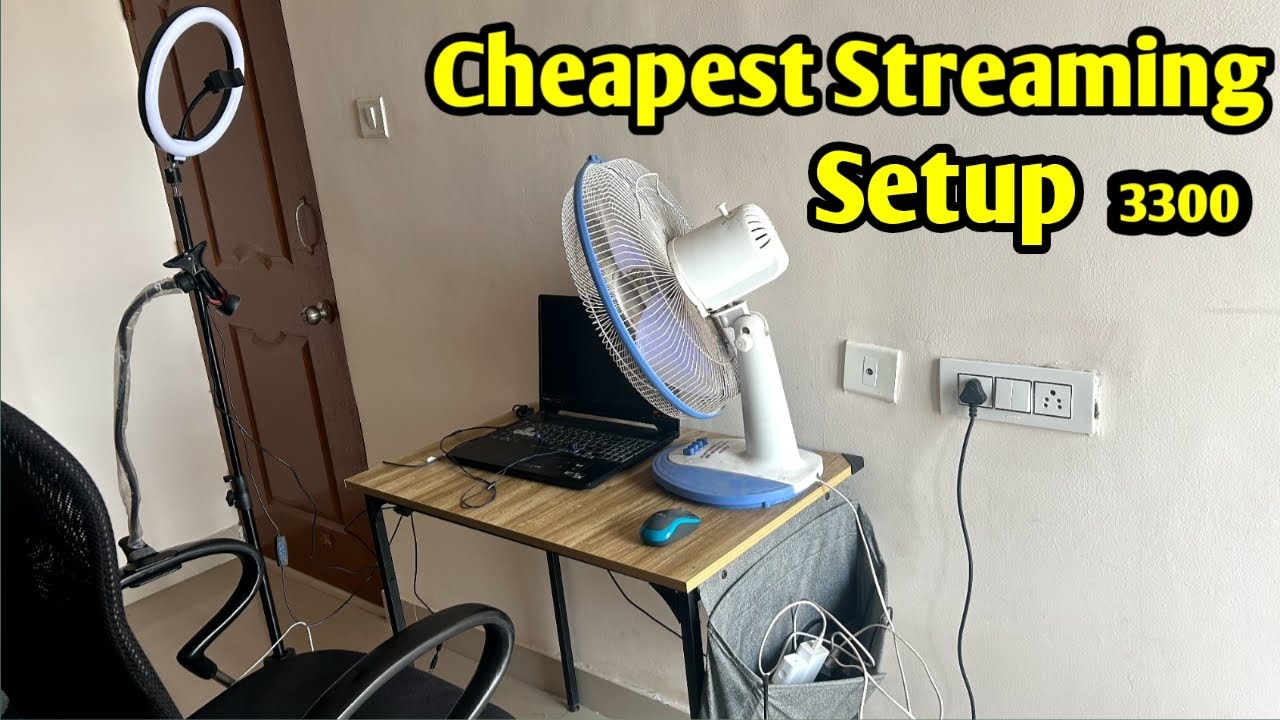 Cheapest BGMI streaming Setup full video #streaming #setup #bgmi - YouTube