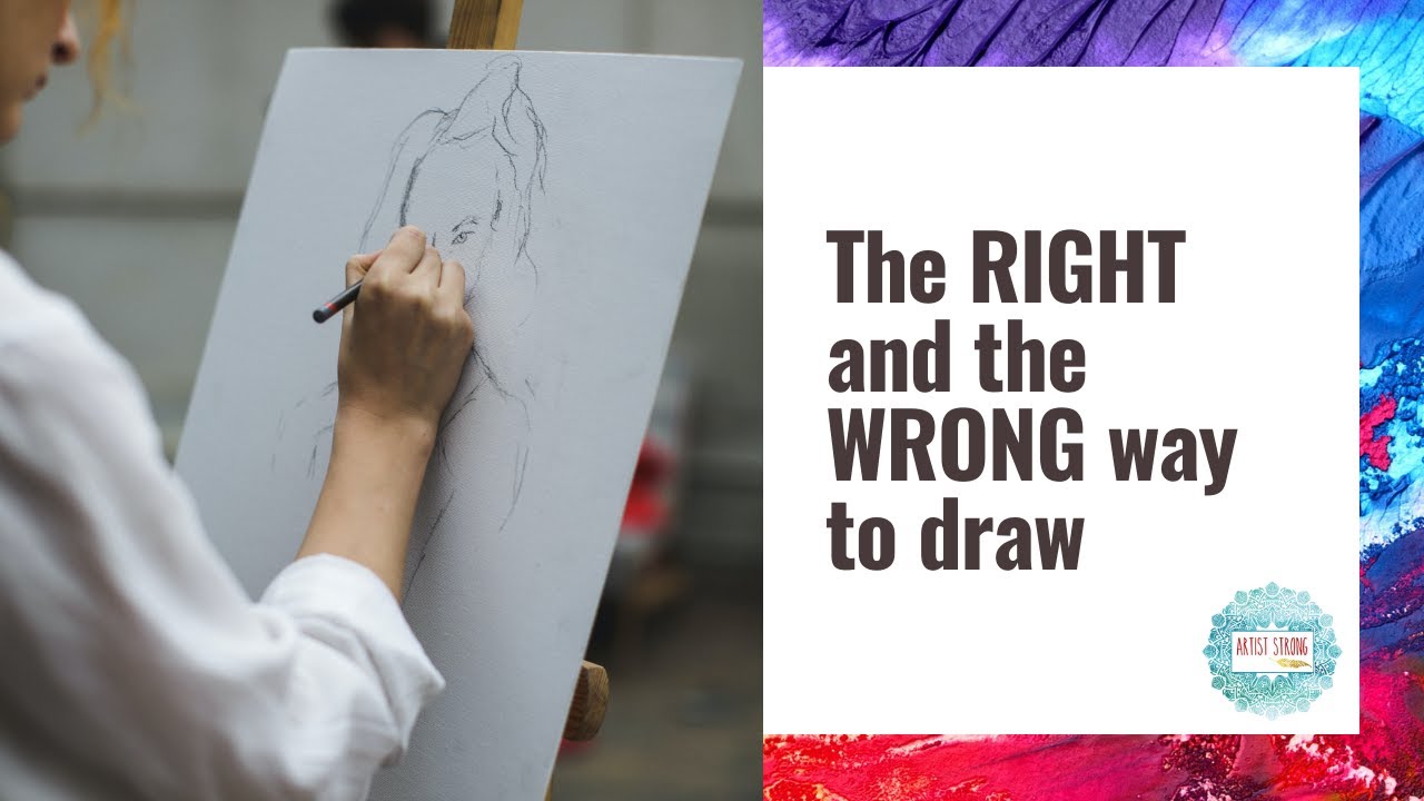 The RIGHT and the WRONG way to draw: Drawing from life and photo ...