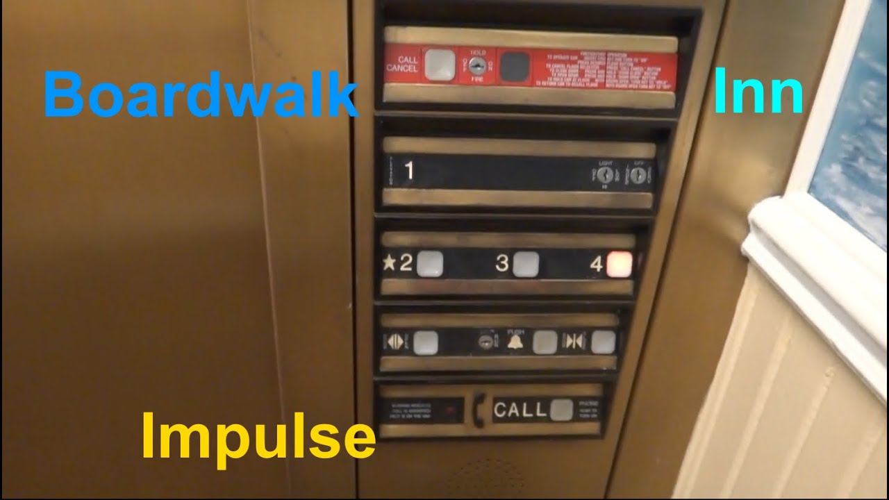 Dover Impulse Hydraulic Elevator at Boardwalk Inn in Kemah, TX. - YouTube