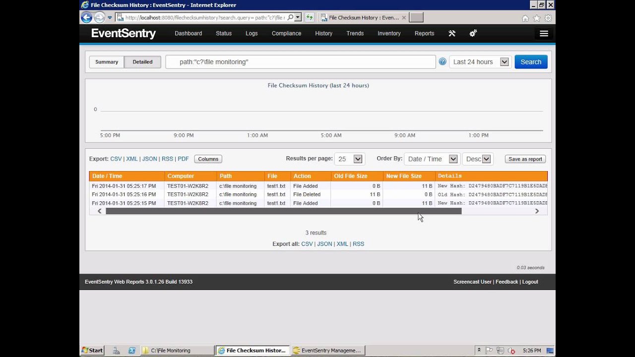 Monitor File Changes in Real-Time with EventSentry - YouTube
