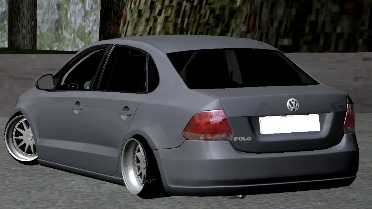 share polo sedan v2 stanced for gta sa android #viral - YouTube