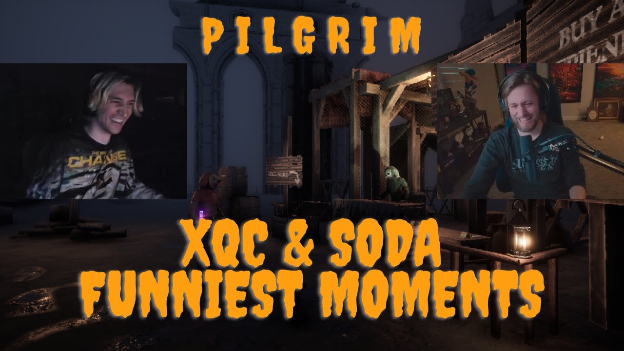 xQc's Funniest Moments playing "Pilgrim" with Sodapoppin & Rob - YouTube