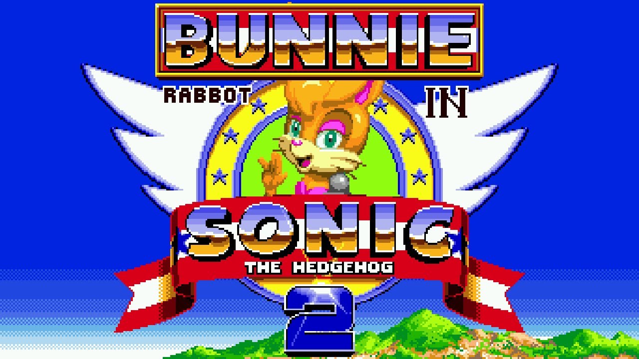 Sonic Hack - Bunnie Rabbot In Sonic The Hedgehog 2 - YouTube
