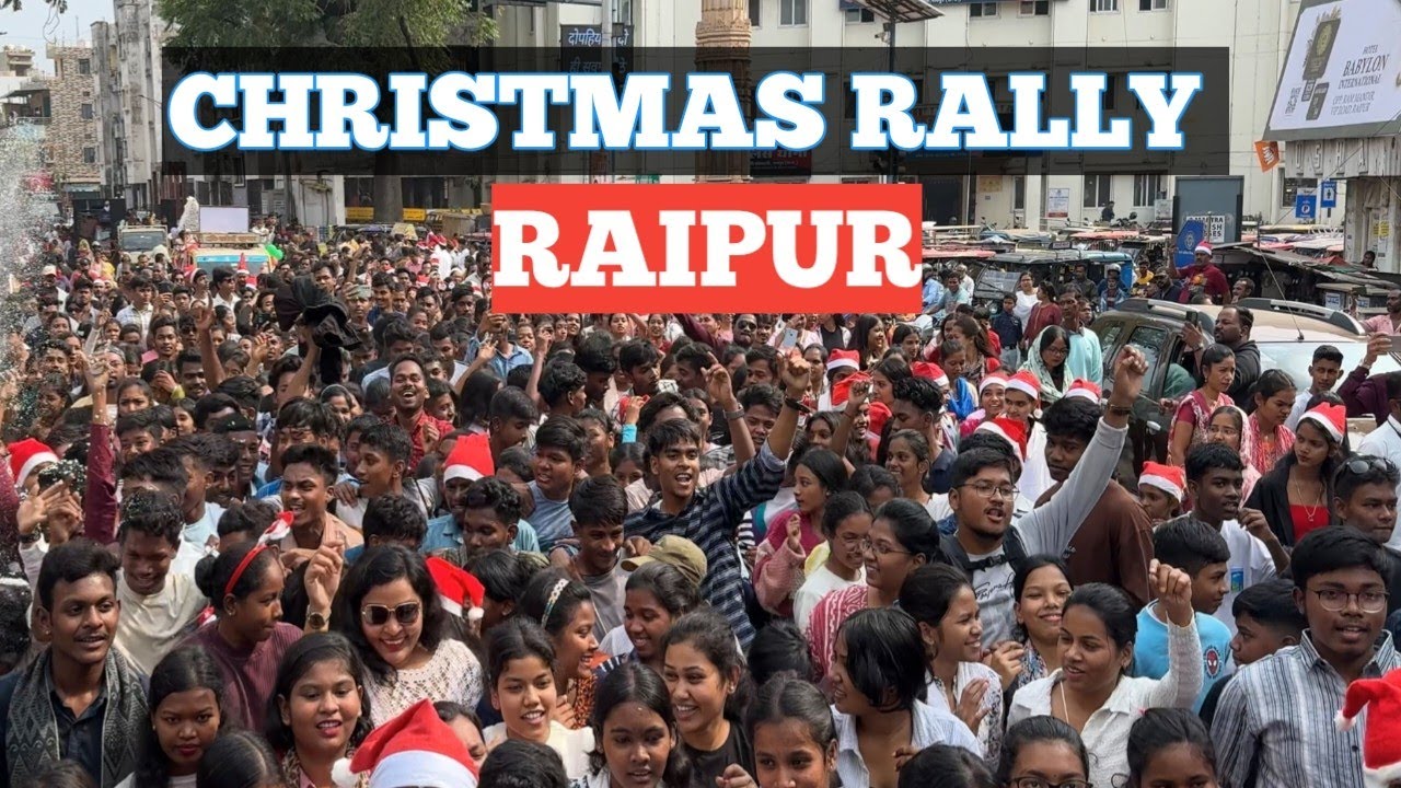 Christmas Rally || Raipur || Christmas Rally 2024 - YouTube