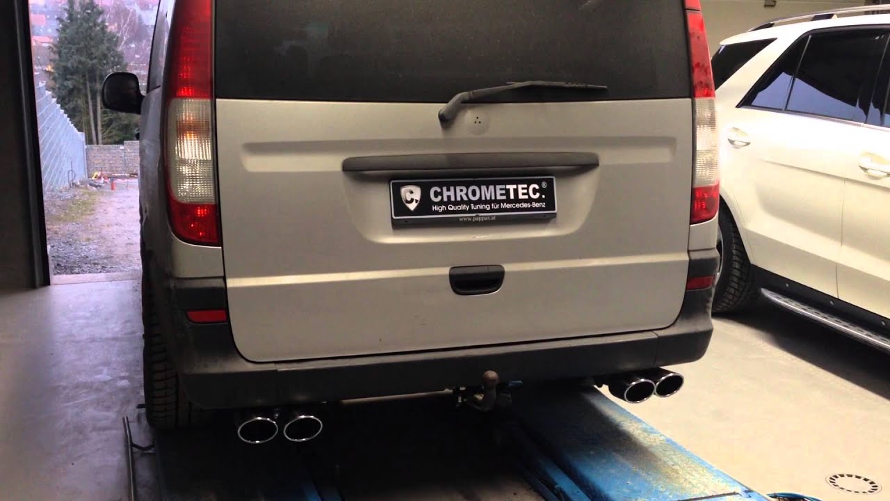 V8 Sound für Mercedes Vito Diesel von CHROMETEC. - YouTube