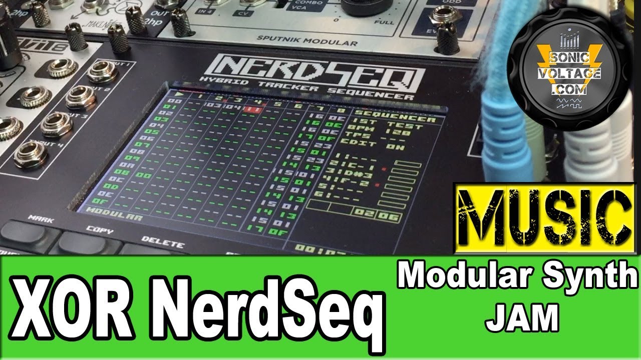 XOR NerdSeq DAY 1 Modular Synth Jam Live Recording - YouTube