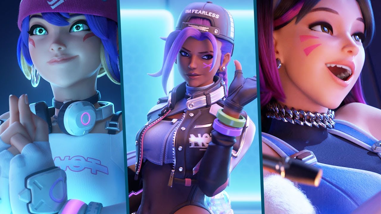 Overwatch 2 New Skins teaser video | TRACER, D.VA, BRIGITTE, KIRIKO ...