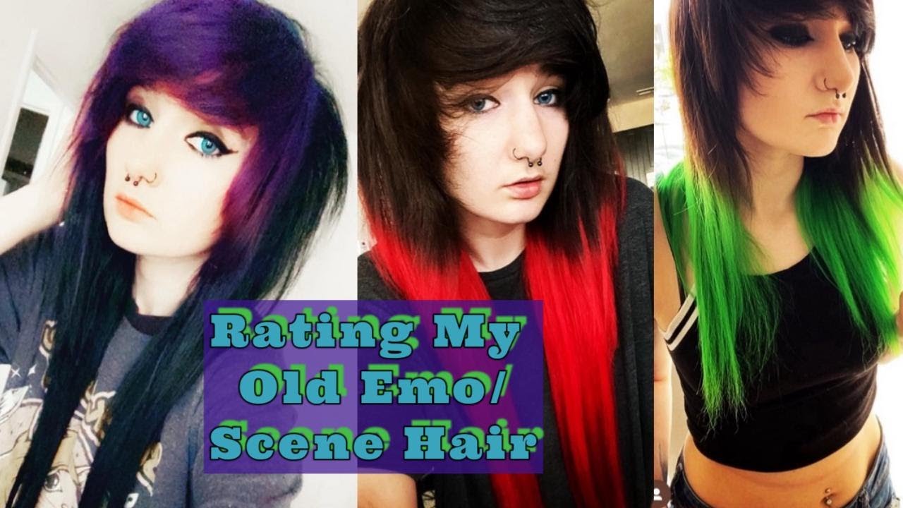 Rating My Old Emo/Scene Hairstyles - YouTube