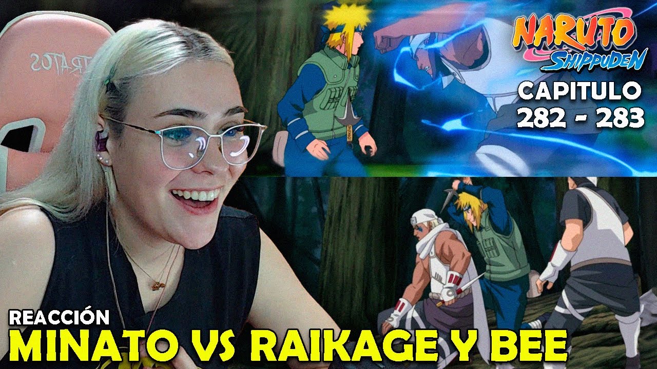 MINATO VS RAIKAGE Y KILLER BEE 🤯 | REACCIÓN A NARUTO SHIPPUDEN POR ...